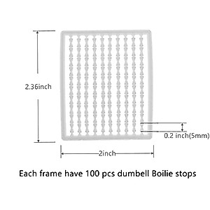 752/1000 Pcs Carp Fishing Hair Rig Extender Boilie Bait Stops Boilie Stopper Carp Fishing Tackle (White(1000pcs))