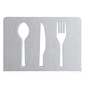 Napkin Holder, Stainless Steel Tableware Pattern Napkin Rack, Kitchen Napkin Dispenser, Modern Serviette Holder Home Bar Restaurant Table Decor