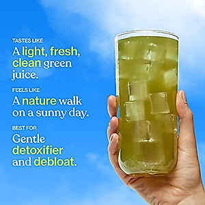 Sunwink Detox Powdered Greens - Organic Greens Powder Superfood for Debloat - Super Greens Powder w/Celery, Dandelion, Spirulina - Daily Greens Powder for Gentle Detox - 4.2 oz (20 Servings)