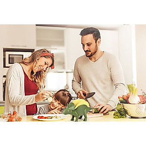 TriceraTACO Taco Holder, Set of 1 - Dinosaur Novelty Taco Stand Party Plate Serveware - Holds 2 Tacos!