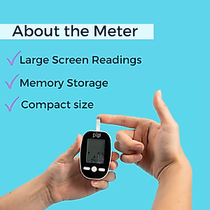 Pip Complete Kit | 1 Meter, 50 Test Strips, 50 Lancets