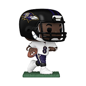 Lamar Jackson (Baltimore Ravens) (Away Jersey) Funko Pop! NFL Series 9