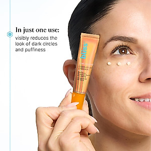 Bliss Rest Assured Eye Cream & Bright Idea Vitamin C Serum - Anti-Aging, Reduces Dark Spots, Boosts Elasticity - Vegan & Cruelty-Free