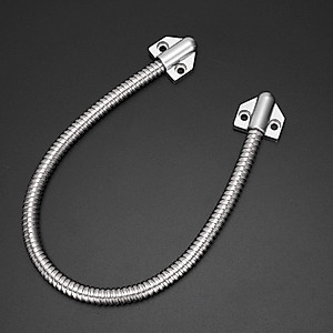 Armored Loop Power Transfer, Door Wire Conduit Flexible Gooseneck Door Cable Protector, Stainless Steel Exposed Mounting Sleeve, Access Wire Protector for Access Control System Video Line Door Lock