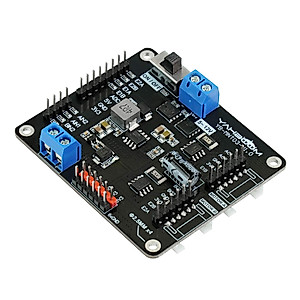 Yahboom Motor Controller Board Module AT8236 Dual H-Bridge DC Stepper for Arduino Raspberry Pi STM32 DIY Robot Car (Motor drive module+ Power cable *2)