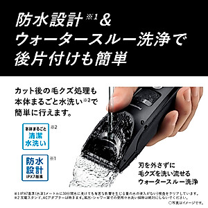 Panasonic ER-SC61-K [Hair Cutter Professional Grade] Black AC100V-240V Shipped from Japan Released in 2022