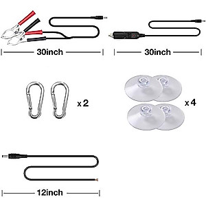 HIMINO 20W Solar Panel Kit with USB Output Ports, Portable Solar Charger for Car, RV, Boat, Cell Phone & More (20w)