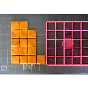 25 x1" size squares multi Cookie Cutter (5 x 5 in)