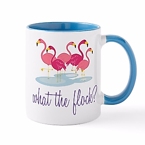 CafePress What The Flock? Mug Ceramic Coffee Mug, Tea Cup 11 oz