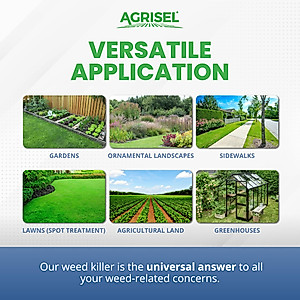 Agrisel GlyPhoSel Pro Weed Killer, Tackles Hard-to-Kill Weeds, Low-Odor, Easy Mixing, Pet Safe, 32 Ounces