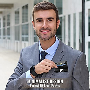 Wallet With Airtag Holder for Mens, Slim Long Bifold Wallets for Men RFID Blocking Wallets Business Card Holder Credit Card Holder Purse Black Airtag Wallet with Money Clip Large Capacity Mens Gift