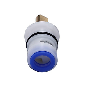 2103201 Ceramic Stem Disc Faucet Cartridge Replacement for Bathroom Tap (1 Pair Hot & Cold),2103201