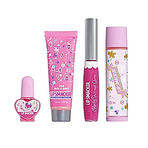 Lip Smacker Holiday Christmas Original & Best Glam Makeup Bag Makeup Set For Girls