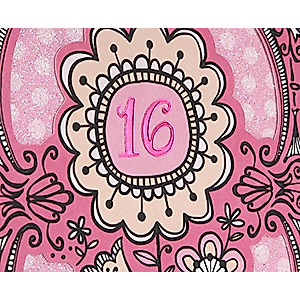 Hallmark 16th Birthday Greeting Card (Sweet Flowers)