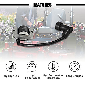 TEMSONE 136-7883 2pcs Ignition Coil Module Compatible with Toro & Titan Exmark Series Riding Lawn Mowers Replace# 139-0720 127-9216