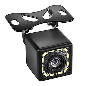 Kqiang Backup Camera for Car,Car Rear View Reverse Camera HD 12 LED Night Vision,Waterproof Reverse Camera 170° Wide View Angel for Cars/Truck/Camper/SUV