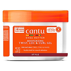 Cantu Moisturizing Twist & Lock Gel with Shea Butter for Natural Hair, 13 oz (Packaging May Vary)