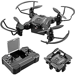 Foldable Mini Drone for Kids Toys,V2 Nano Pocket RC Quadcopter for Beginners Gift,with 3 Batteries,Altitude Hold, Headless Mode,3D Flips, One Key Return,3 Speed Modes,Easy Fly