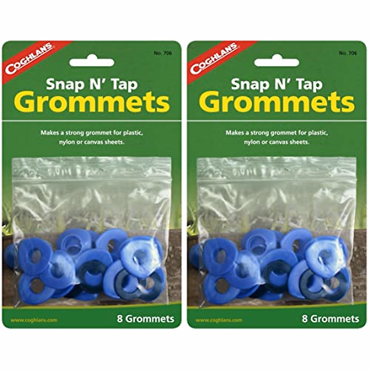 Coghlan's 706 Snap -N- Tap Plastic Grommets 8 Count