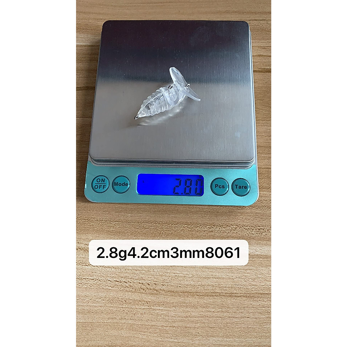 10PCS Unpainted Lure Blanks 2.8g 4.2cm with 3mm Free Fishing Eye Crankbait Simulation Blank Body Clear Hard Baits Trout Salmon Minnow Lure Popper Lures Topwater Freshwater 3mm 8061