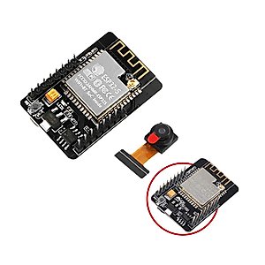 ESP32 Camera WiFi+Bluetooth Module 4M PSRAM ESP32 5V Low-Power Dual-core 32-bit CPU,with OV2640 OV7670 2MP TF Card Camera Development Board for Wireless Monitoring and QR Wireless Identification