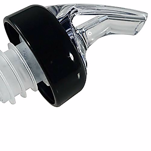 AmeriPour - Measured Pourer - Liquor Bottle Pourers - Collared - (3pk) Made 100% In The USA. Bar Spouts That Don't Leak - No Cracks, Just A Perfect Cocktail Pour Everytime. Great for Wine Too! (1oz)