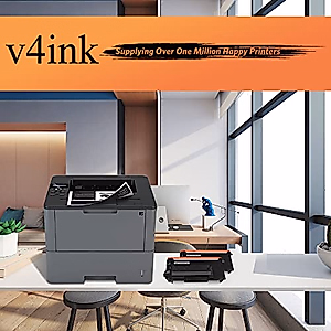 v4ink Compatible Toner Cartridge Replacement for Brother TN850 TN-850 DR820 DR-820 use with HL-L5200DW HL-L6200DW MFC-L5700DW MFC-L5800DW Printer (1 DR820 Drum Unit + 2 TN850 Toner Cartridges)