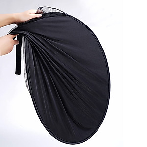 YOZUMD Stroller Sun Shade Baby Stroller Pram Pushchair Breathable Windproof Sun Shade Visor Sunshade Canopy Cover lightproof Black