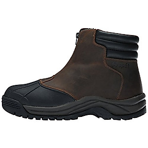 Propét mens Blizzard Mid Zip-m hiking boots, Brown/Black, 10 3X-Wide US