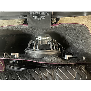 SPL Bagger Audio Harley Saddlebag 10" Mid-mount Inside Speaker Adapter Mounting Rings & Install Kit 2014-2022