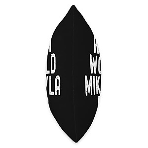 Mikayla Personalized Name Tees What Would Mikayla Do Funny Sarcastic Personalized Name Throw Pillow, 16x16, Multicolor