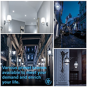 Aluxcia E26 PIR Motion Sensor LED Bulb, E26 Medium Base Motion Detector Light Dusk to Dawn Auto On/Off LED Night Light for Yard, Stairs, Garden, Carport and Storge Room Daylight 6000K, 2-Pack