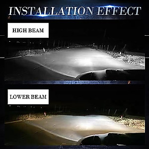 ZKFAR 2 PCS Car Halogen Fog Lamp, 12V 100W PGJ19-2 Super White Light Plug Play, Professional Upgrade Led Bulb Conversion Kit, Universal for Most Car Lights (White #H11)