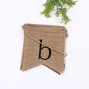 Gender Reveal Party - Baby Shower Decorations -"baby girl" Burlap Banner by Akak Store - Pregnancy Announcement