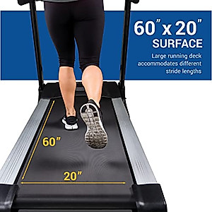 XTERRA Fitness TR6.6 Folding Treadmill, Black