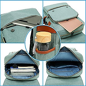 WGEEEY Kpop BTS School Backpack Merchandise, BTS Book Bag Casual Backpack for Army Gifts Green