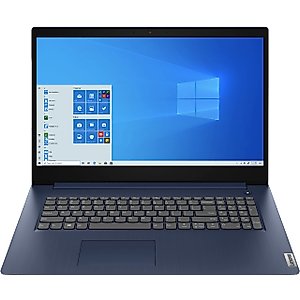 Lenovo 2023 IdeaPad 3 17.3" HD+ Laptop PC Intel 11th 2-Core i3-1115G4 36GB RAM DDR4 1TB M.2 NVMe SSD Iris Xe Graphics USB-C HDMI WiFi AX BT Webcam Card Reader Blue Windows 11 Pro w/RE Accessories