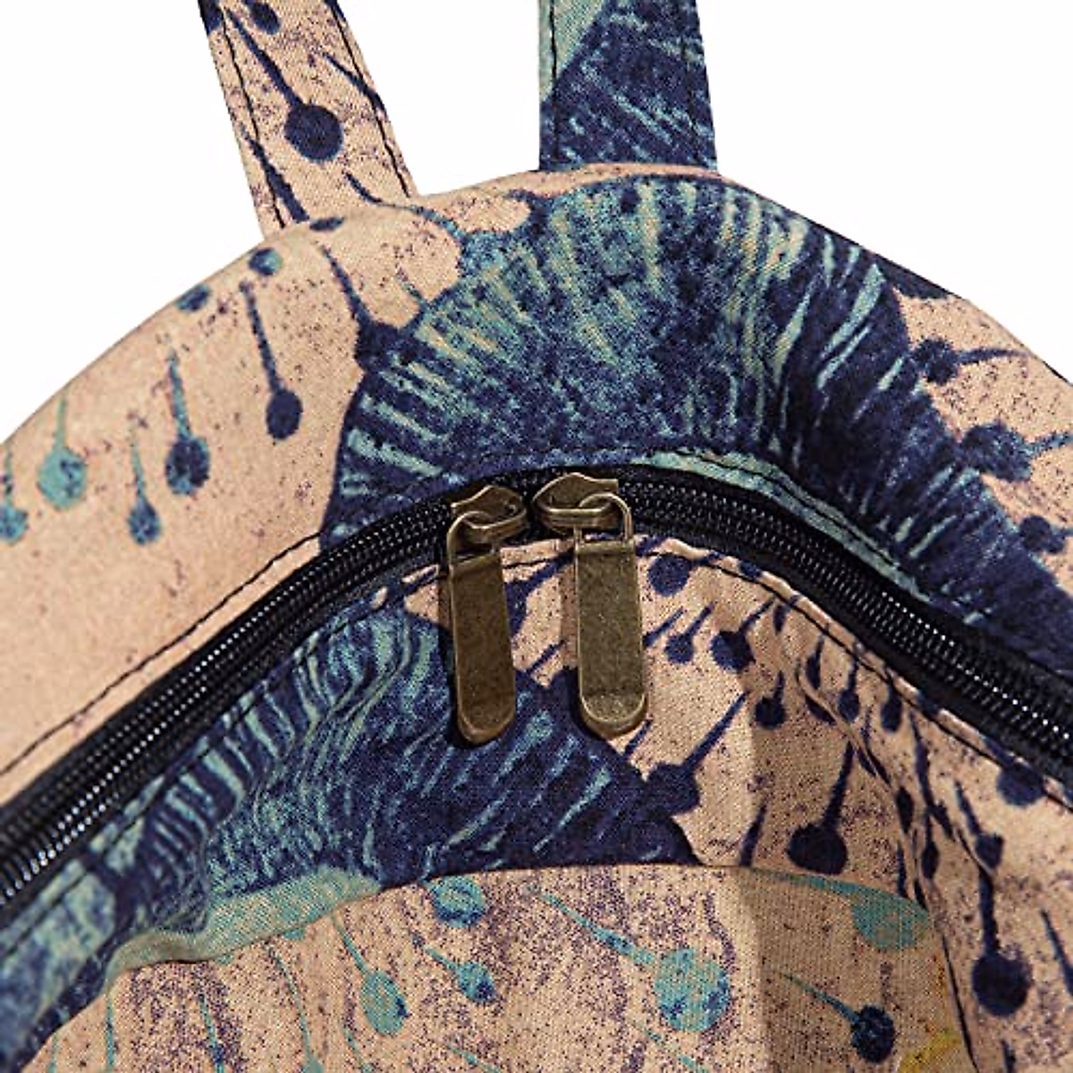 OPQRSTU Women Hippie Hand Bag Large Capacity Bohemian Bag Portable Tourist Fashion Backpacks (Khaki)