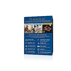 Cree Connected Max Smart Led Vintage Glass Filament Bulb G25 Globe 40W Tunable White, 2.4 Ghz, Works With Alexa And Google Home, No Hub Required, Bluetooth + Wifi, 1Pk, Clear, Cmg25-40W-Al-9Tw-Gl