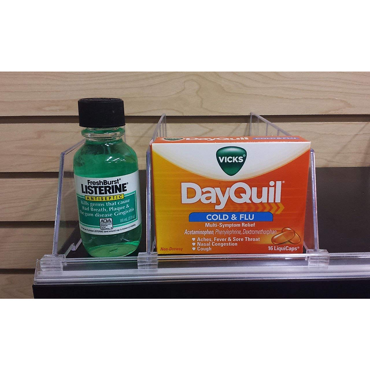 Adhesive Universal Shelf Lip for Adjustable Shelf Dividers, 48" L x .75" H, 10 Pack