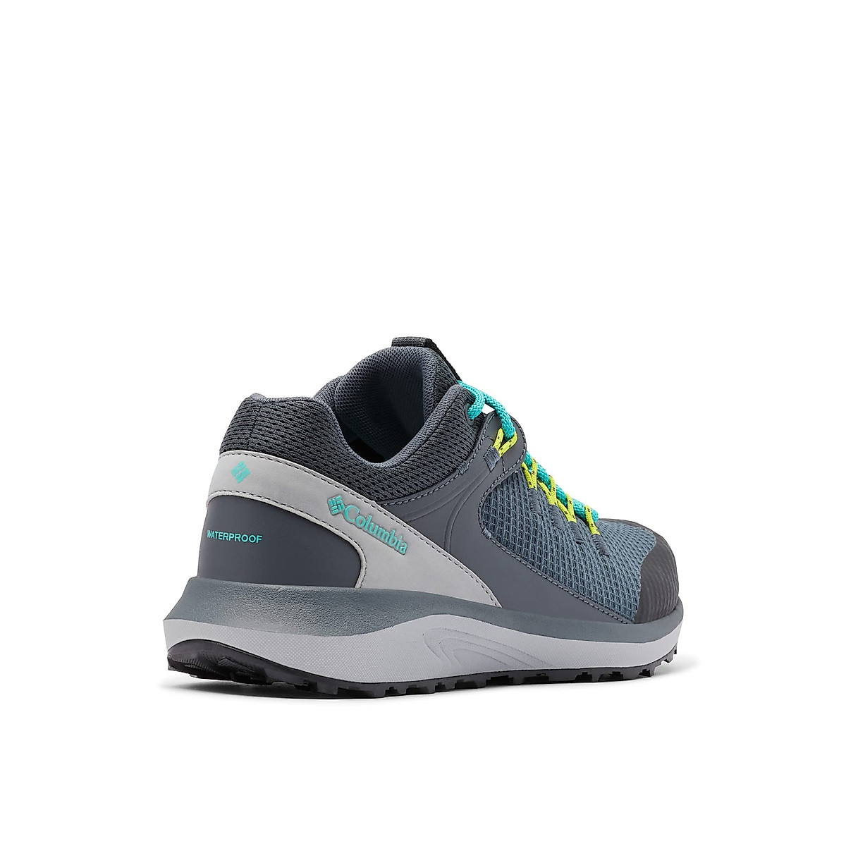 Columbia Womens Trailstorm Waterproof Hiking Shoe, Graphite/Dolphin, 7.5 US