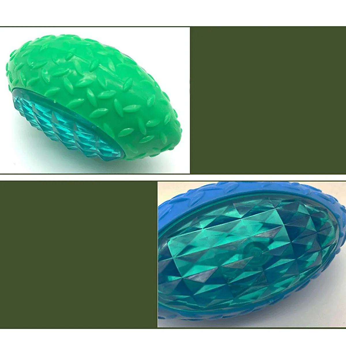 balacoo 3pcs Flash Toys Dog Toys for Large Dogs Funny Dog Toy Treat Chew Toys Cleaning Tool Pet Interactive Dog Teasing Teether Toy Cleaning Toy Kitten Toys Dog Led Vocalize Dog Ball