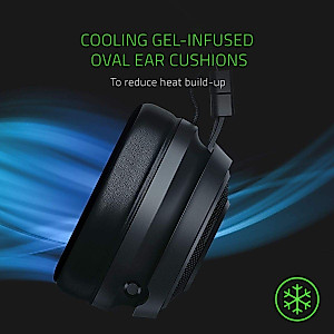 Razer Nari Ultimate for Xbox One Wireless 7.1 Surround Sound Gaming Headset: HyperSense Haptic Feedback - Auto-Adjust Headband - Retractable Mic – for Xbox One, Xbox Series X & S - Black/Green