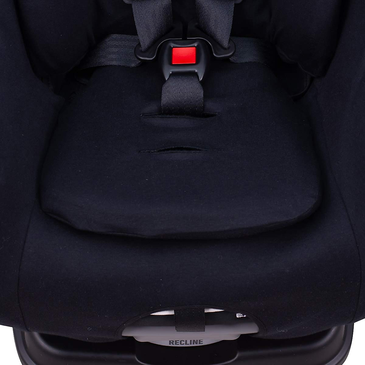 JYOKO Kids Cover Liner for car seat Compatible with Graco Extend2fit, 100% Cotton Made (Black Series)