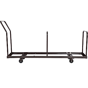 OEF Furnishings Folding Chair Dolly. Stores and Transports Chairs Measuring 15.25"-19"Width, 35 Chair Capacity