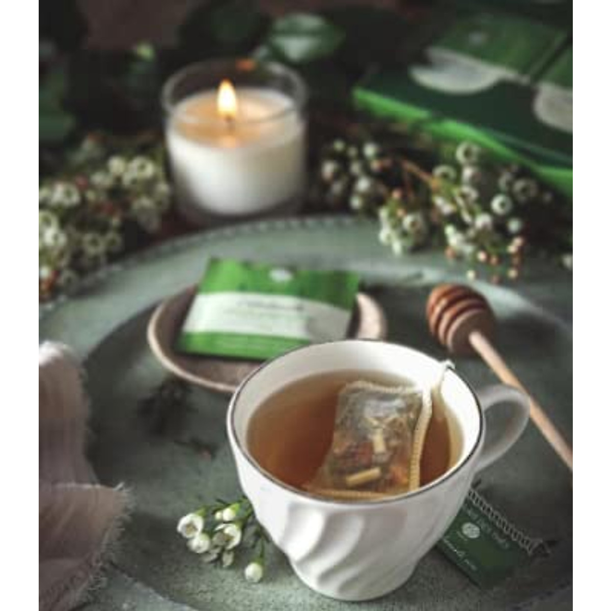 Palais des Thés - Organic L'Herboriste Set - Selection of 36 Count Premium Herbal Tea Biodegradable Bags Box