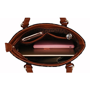 MKF Collection 3-PC Set, Shoulder Bag for Women, Small Tote Handbag & Wristlet Purse – Top Handle PU Leather Handdbag by Mia K