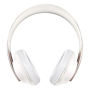 SOULWIT Replacement Earpads for Bose 700 (NC700) Wireless Headphones, Ear Pads Cushions with Softer Leather, High-Density Noise Cancelling Foam, Added Thickness - White