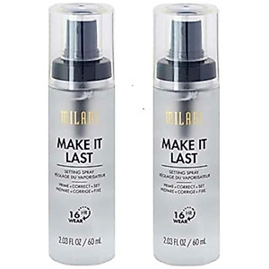 Pack of 2 Milani Make It Last Setting Spray 16 HR Wear, Make It Last (03)