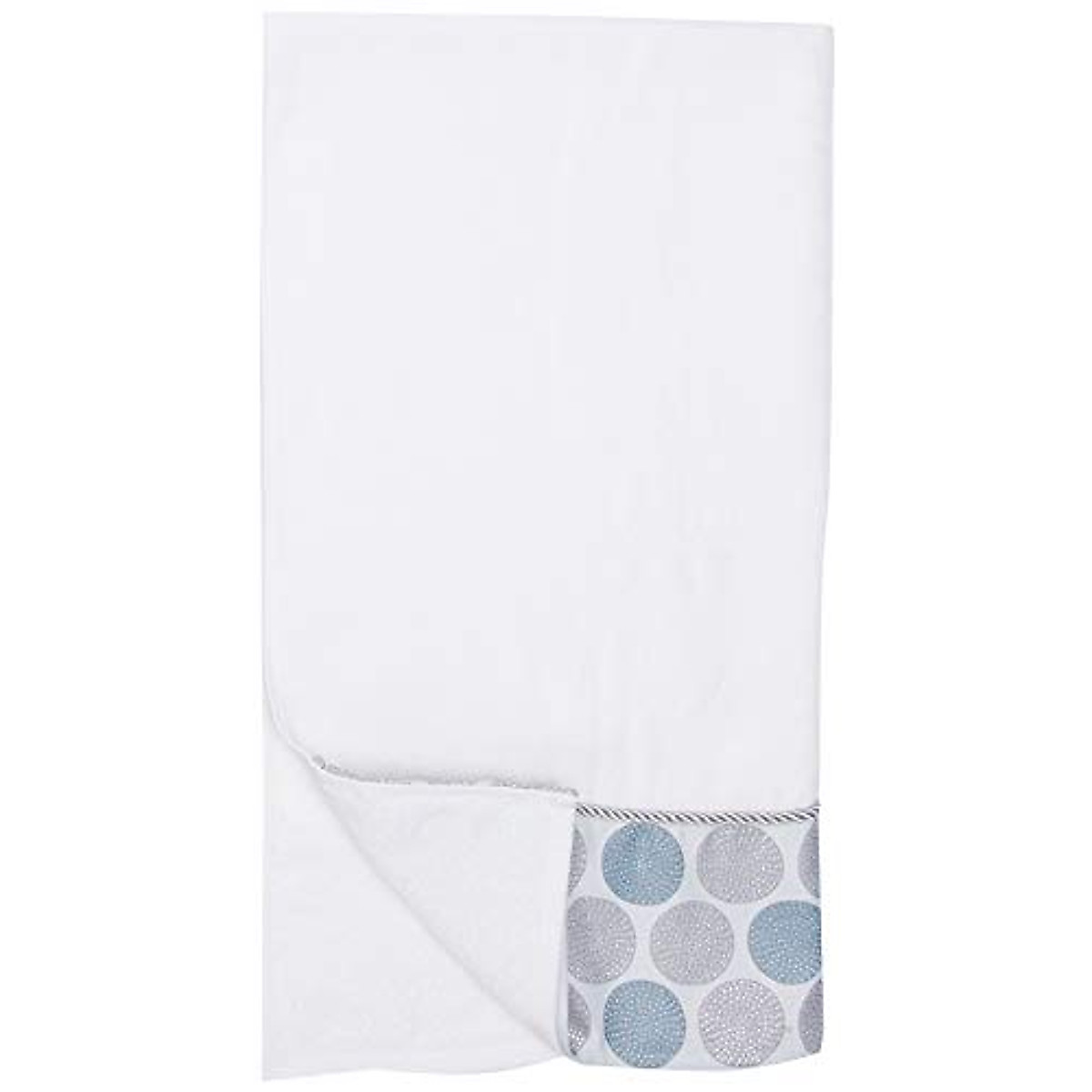Avanti Linens - Bath Towel, Soft & Absorbent Cotton Towel (Dotted Circles Collection, White)